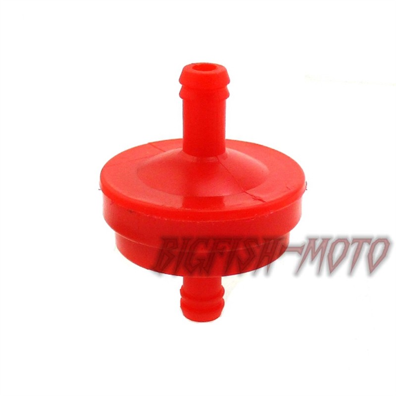 1/4" ID Red Fuel Filter For Lawn Mower Tractors Boats ATV Quad Go Karts ...