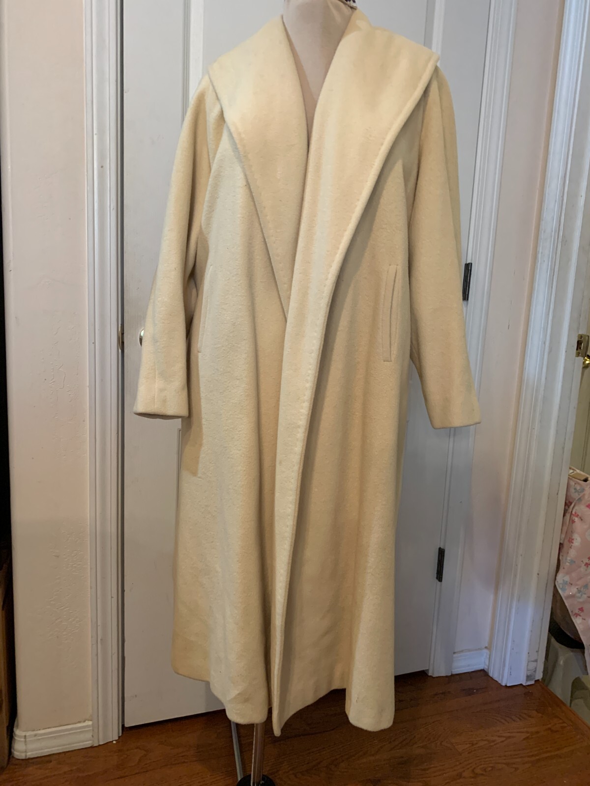 1960's Genuine Imported 100% Cashmere Maxi Duster Coa… - Gem