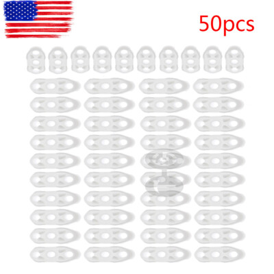 50pcs Window Regulator Guide Clips Polypropylene For Cadillac Fleetwood ...