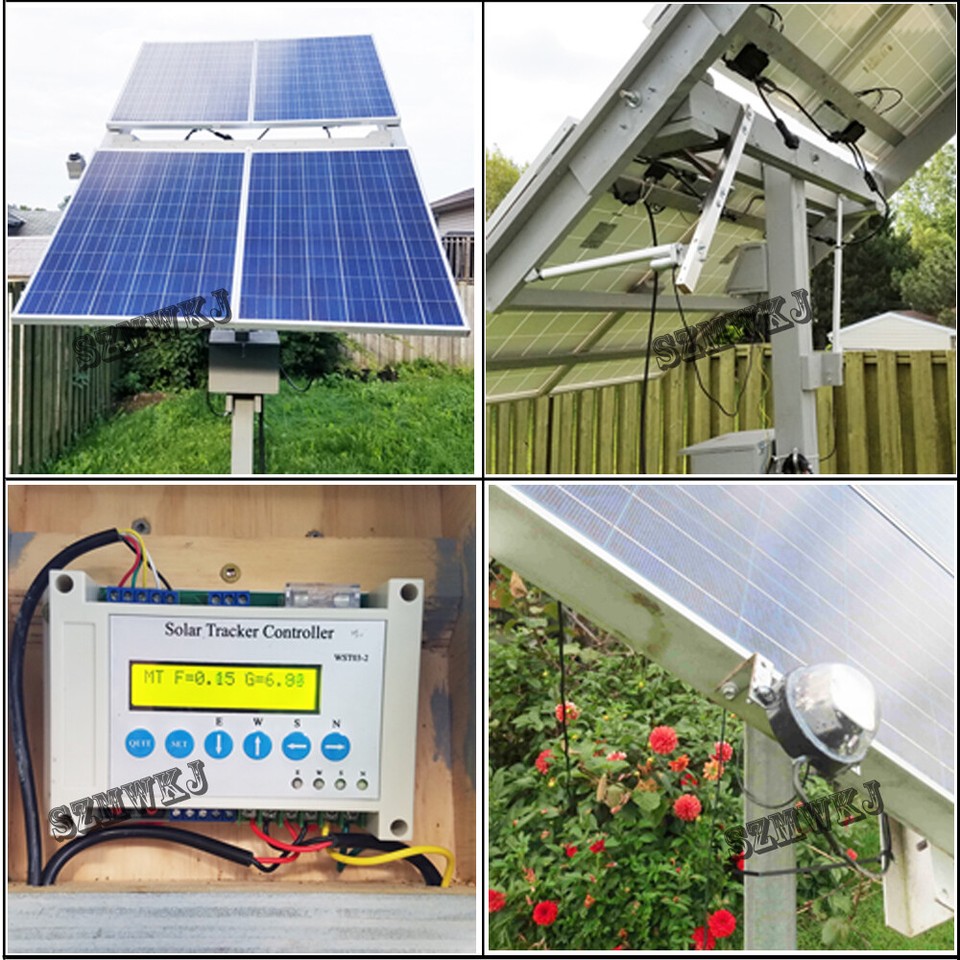 Complete Kit: Dual Axis Solar Panel Tracking Tracker Electronic Sun ...