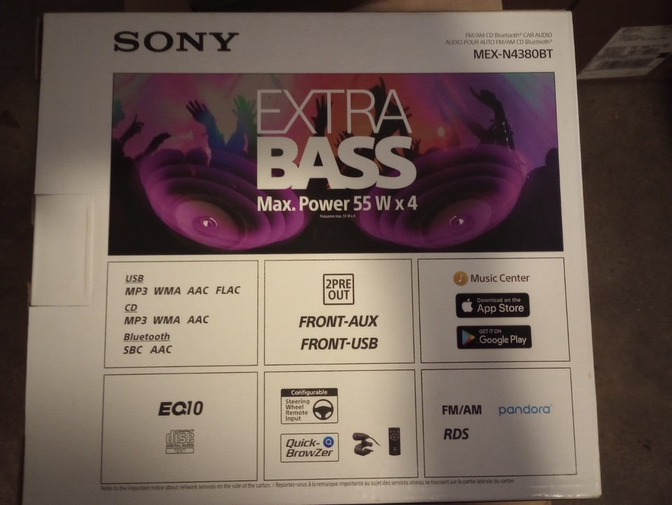 SONY MEX-N4380BT FM/AM CD BLUETOOTH CAR AUDIO | eBay