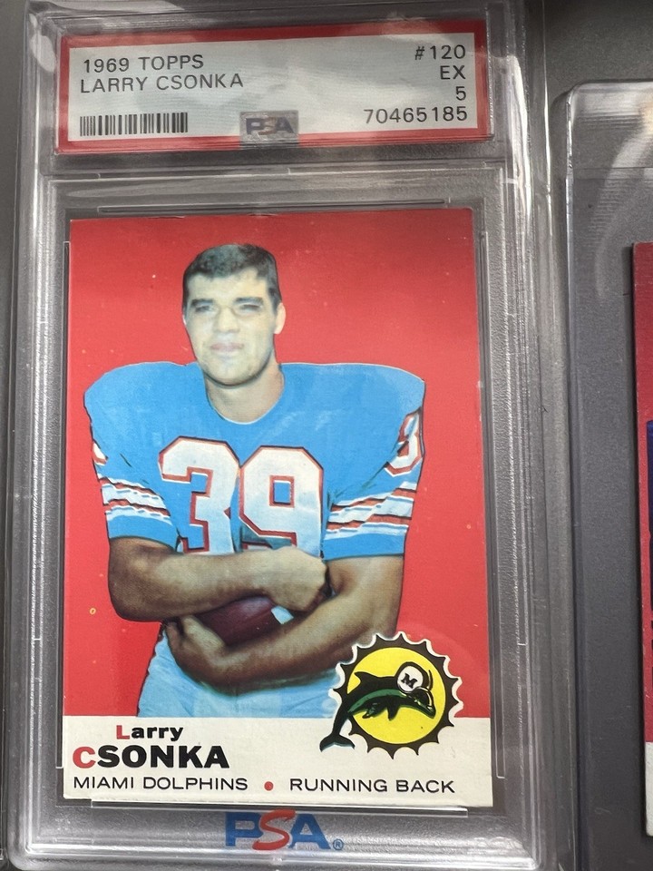 1969 Topps Football Complete Set 263/263 - Csonka PSA 5 Piccolo RC VG ...