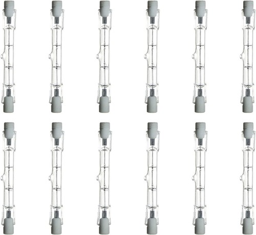 12Pack Light Bulb, Mini Tube 78MM T3, RSC R7s Clear, 3200K, 150W ...