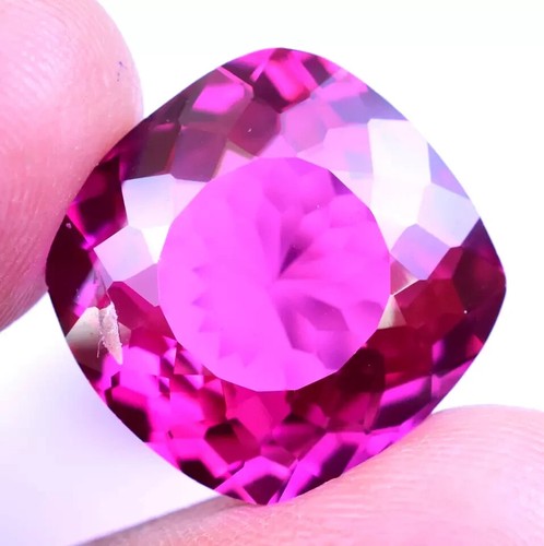 14.70Ct Natural Certified Rhodolite Garnet Raspberry Pink Cushion Loose ...