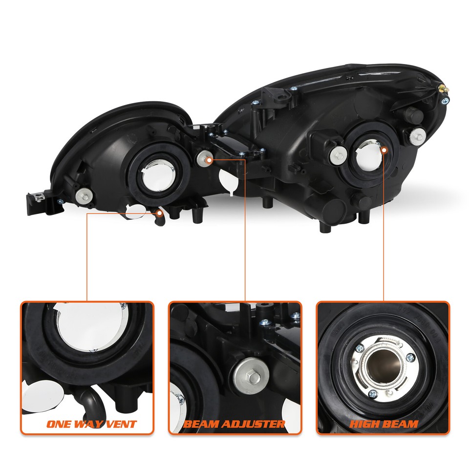 Headlights for 1998-2005 Lexus GS300 GS400 GS430 Halogen Projector ...