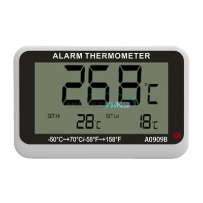 Digital Thermometer Hygrometer Freezer Temperature & Humidity Meter ...