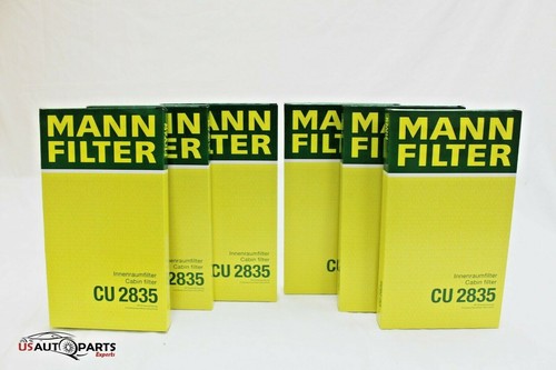 SET OF 6 Mann - Cabin Air Filter - CU2835 - BMW E36 318i 323i 325i M3 | eBay