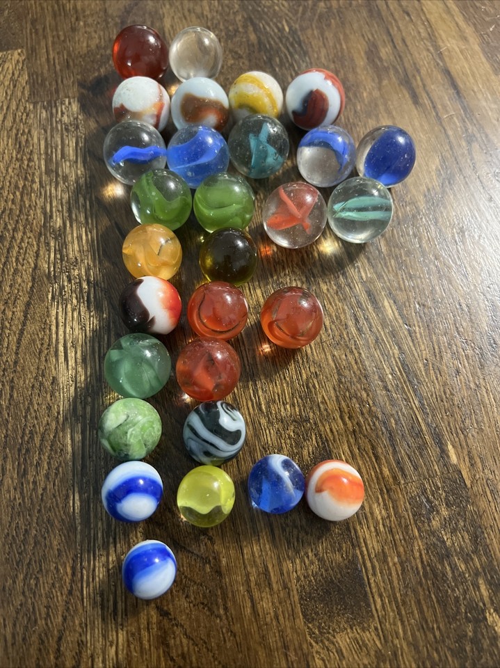 Lot Of 29 Antique Vintage Estate Sale Marbles | eBay