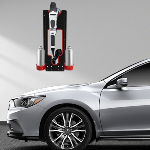 Wall Mount Polishing Machine Rack Polisher Holder Storage Shelf W ...