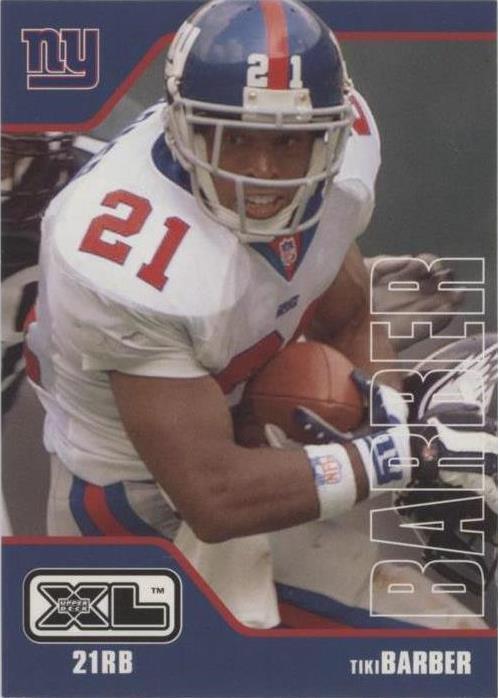 2002 Upper Deck XL - Tiki Barber #325 for sale online | eBay