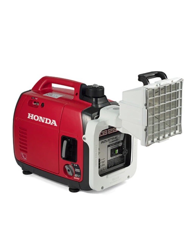 Honda Generator EU2000i w/ Tele-Lite Light Kit Combo | eBay