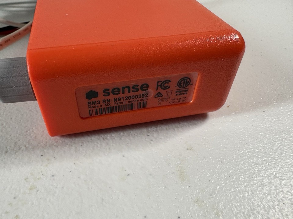 Sense Home Energy Monitor SM3 with Sense Flex add on Sensors UNTESTED ...