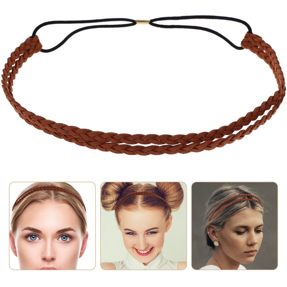 Thick Headband Twisted Braid Embellished Headbands for Women Hair ...