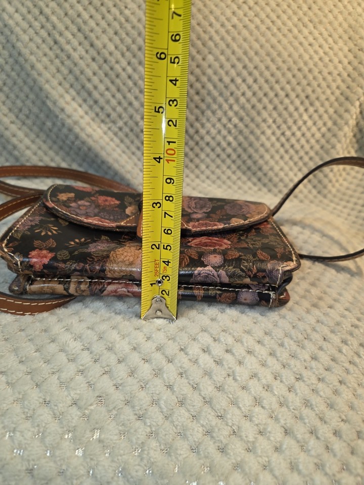 Patricia Nash Spring Multi Floral Leather Crossbody Shoulder Bag | eBay