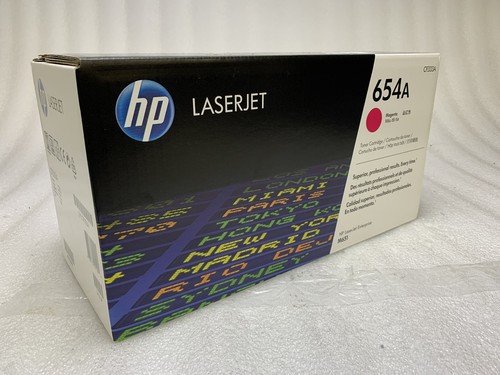 HP 654A/CF333A Magenta Toner Cartridge New in box Unopened | eBay