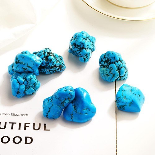 3 - 5cm Natural Turquoise Rough Gemstone Crystal Blue Turquoise Stones ...