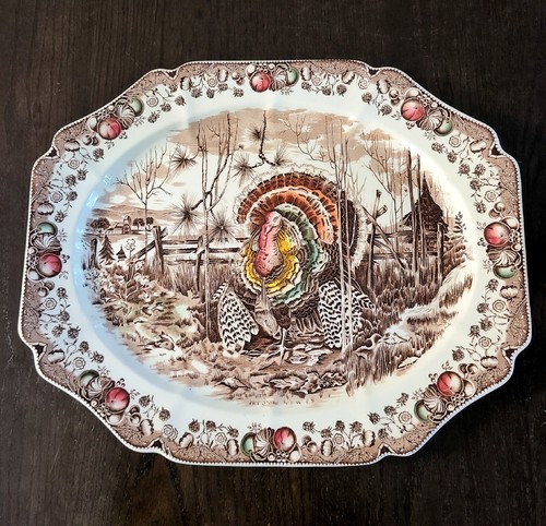 Johnson Brothers His Majesty Turkey Platter, 20", Made in England | eBay