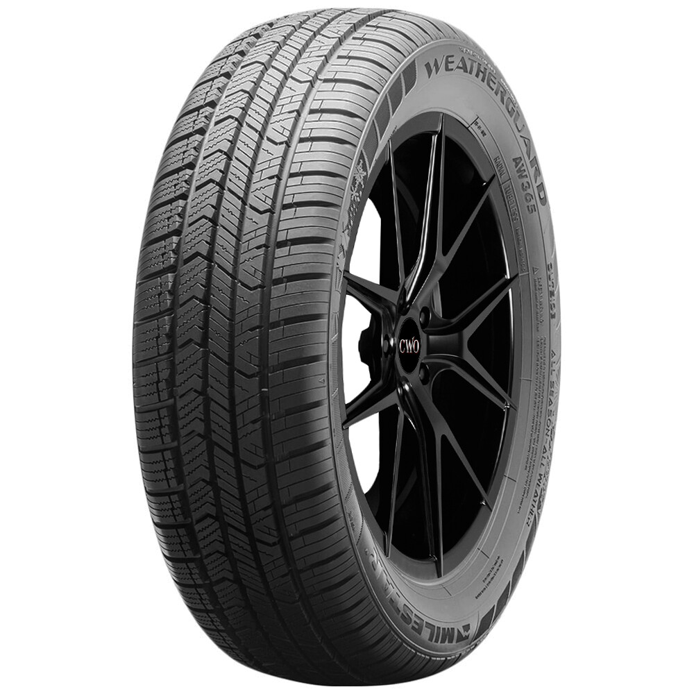 (QTY 2) 195/65R15 Milestar Weather Guard AW365 95H XL Black Wall Tires ...