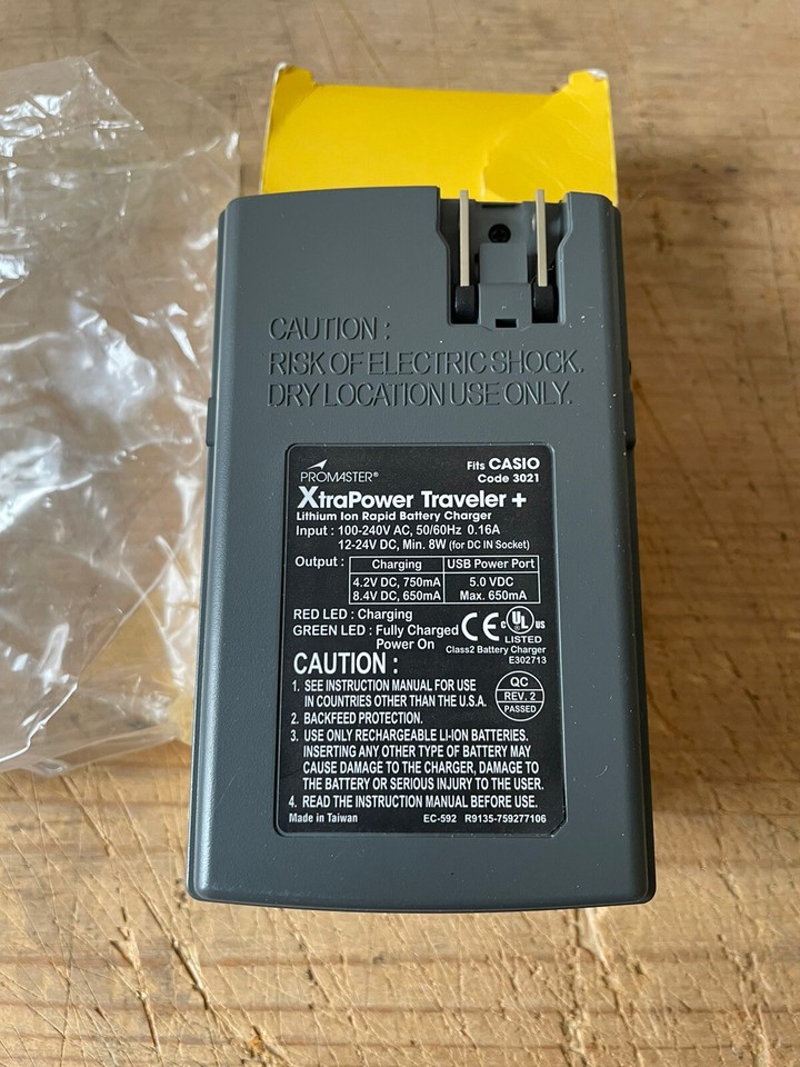CASIO Digital Camera,Camcoder Lithium Ion Battery Charger By ProMaster ...