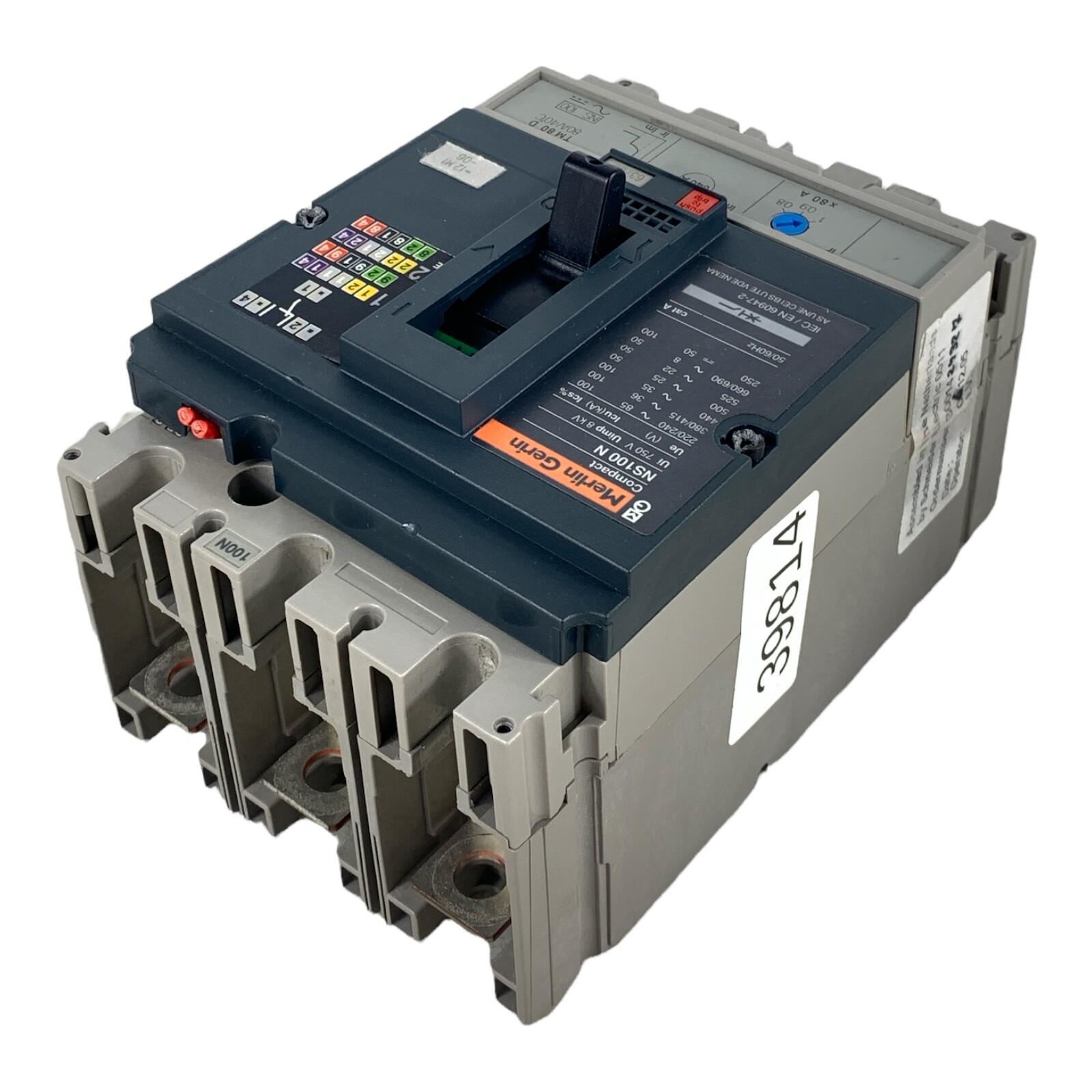 Merlin Gerin Compact NS100N Ns100-160-250 N/H / Na Circuit Breaker | eBay