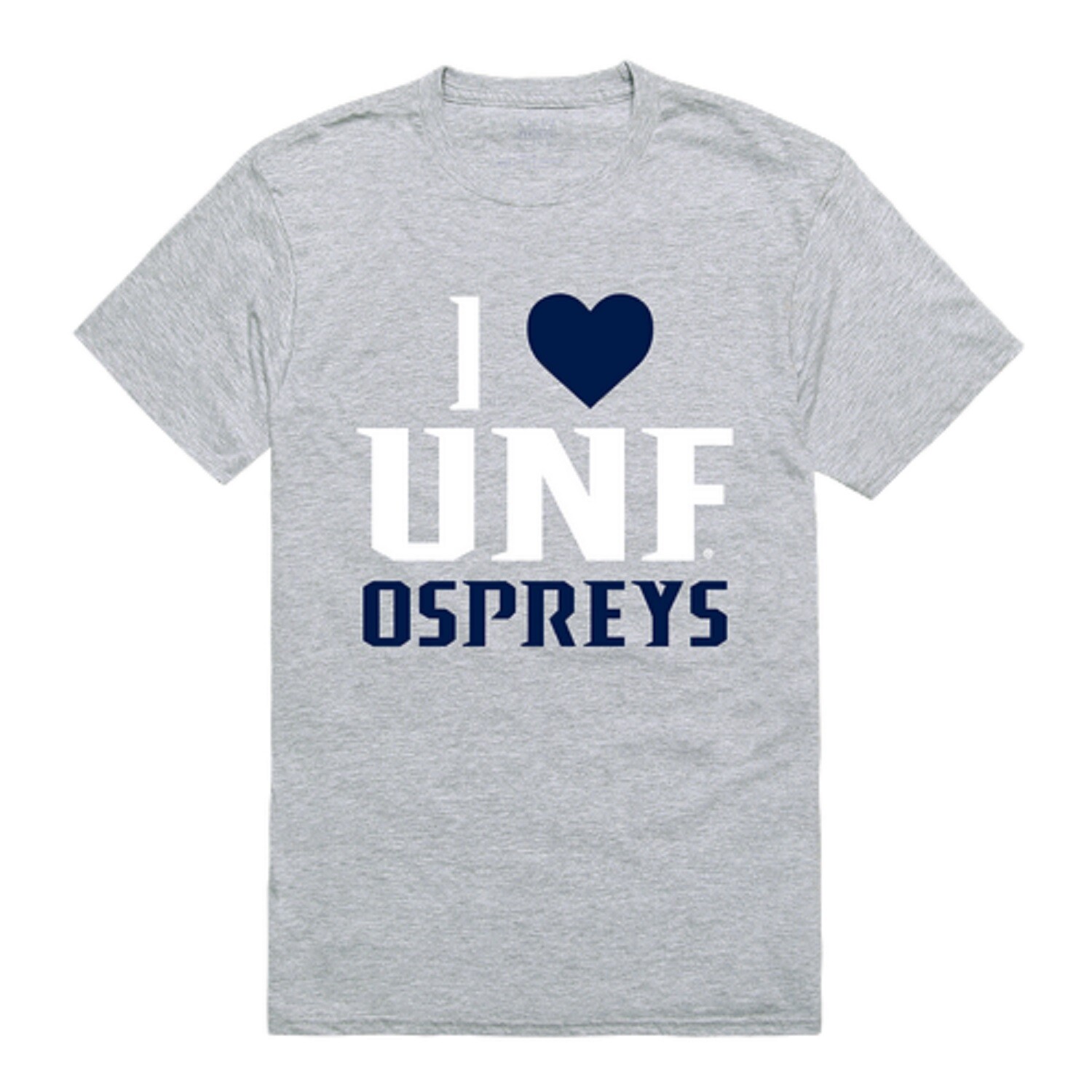 University Of North Florida Ospreys UNF NCAA Cotton I Love Tee T Shirt ...