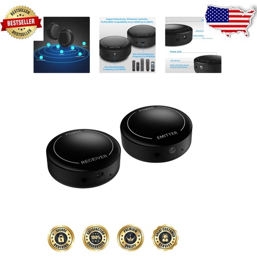 Infrared Remote Control Extender - Long Range Wireless Repeater for A/V ...