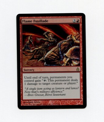 Flame Fusillade Ravnica FOIL LP Magic the Gathering MtG | eBay