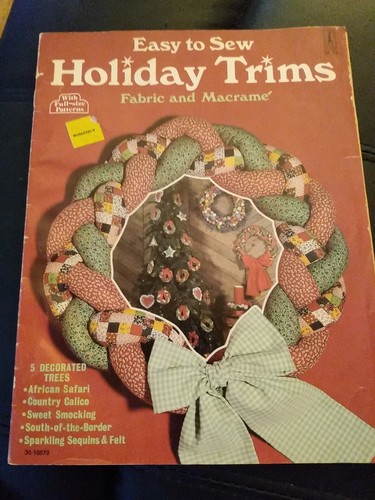Vintage 1977 East To Sew Holiday Crafts Pattern Booklet | eBay