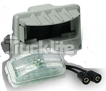 TRUCK-LITE 15040 12V LED Lamp 15 Series License Lamp & Gray Bracket Kit ...