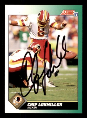 1991 Score Football #288 Chip Lohmiller Signed Autograph (no COA) | eBay