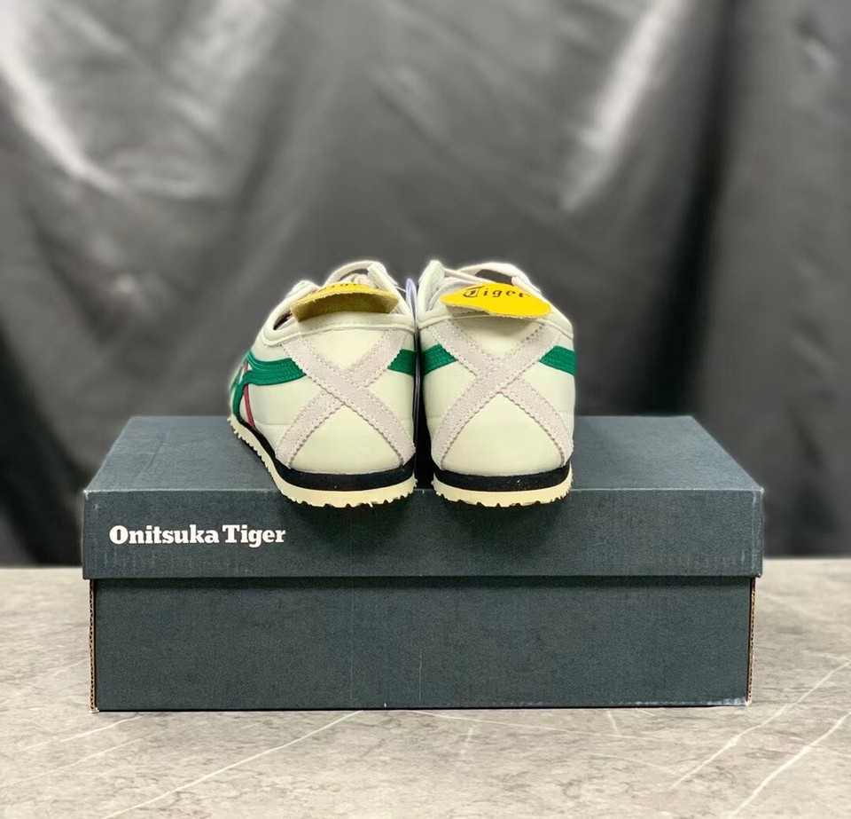 Onitsuka Tiger MEXICO 66 1183C102-201 Birch/Green Classic Unisex ...
