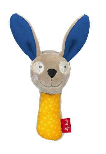 SIGIKID Red Stars 42601 Grasping Toy Rabbit with Mirror for Girls Baby ...