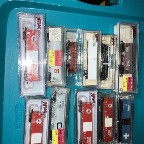 Lot Of N Scale Freight Cars Providence Worcester CN, Shell , Boston ...