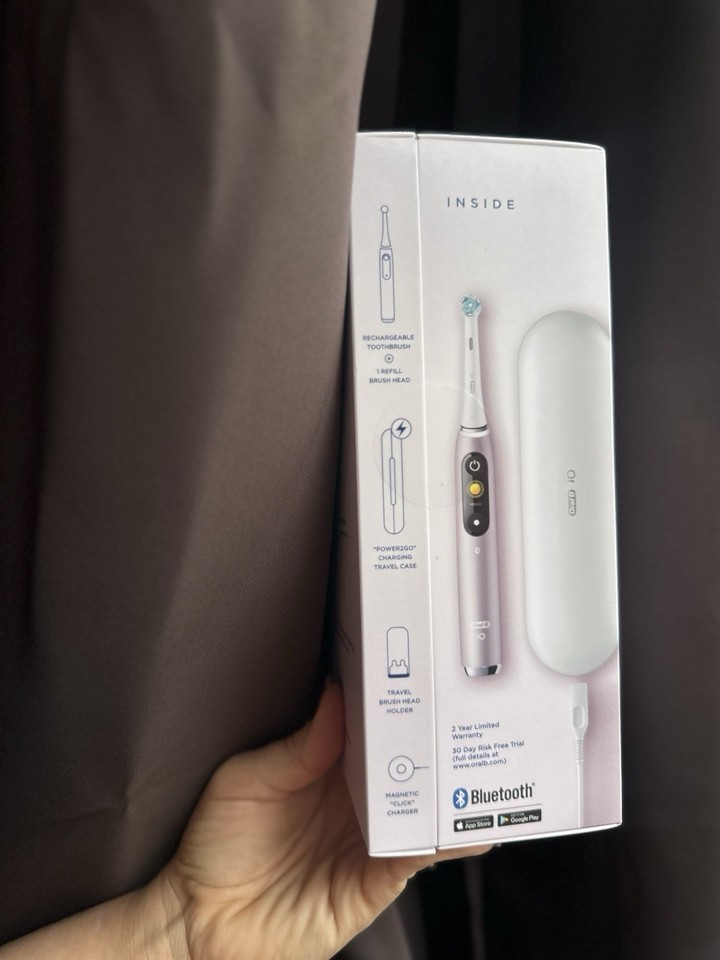 Oral-B iO9 Electric Toothbrush - Rose Quartz | eBay UK