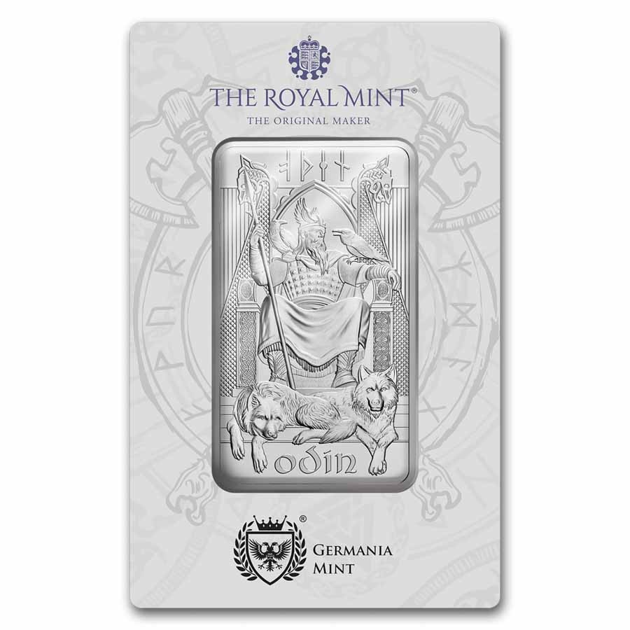 10 oz Silver Bar - The Royal Mint & Germania Mint Norse Gods:Odin | eBay