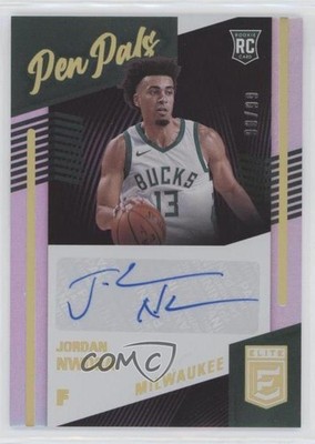 2020-21 Donruss Elite Pen Pals /99 Jordan Nwora #PP-JNW Rookie Auto RC ...