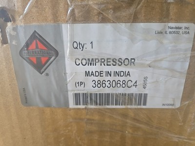 INTERNATIONAL A/C AIR CONDITIONING COMPRESSOR 3863068C4 OEM NEW | eBay