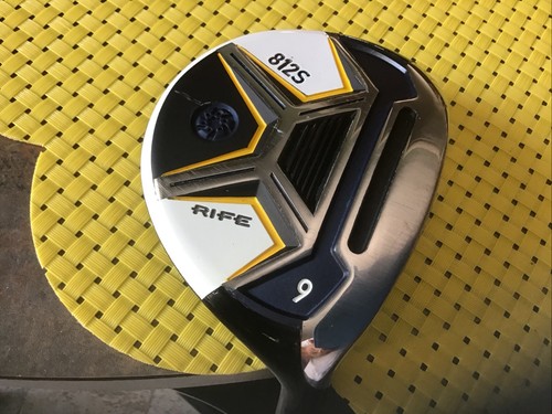 USED A Few Hits Only RH Senior Men Rife 812s Offset 9 Fairway Wood Golf ...