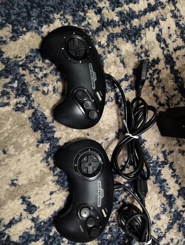 OEM Sega Genesis 3 Button Black Controller Gamepad MK-1650 Vintage ...