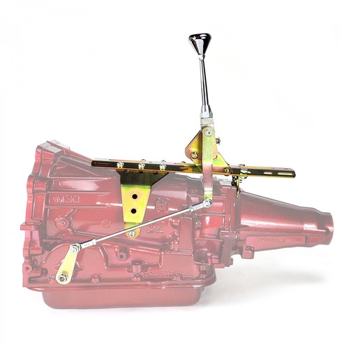 Deluxe Push Button Transmission Shifter Kit with 6 Chrome Arm for ...