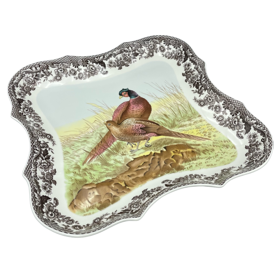 Spode Woodland 14" Devonia Tray with Pheasant Motif - 250th ...