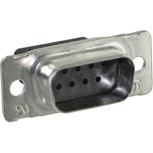 3pc TE AMP 205204-8 Conn D-Sub Cable Plug 9Pos STR HDP-20Series ...