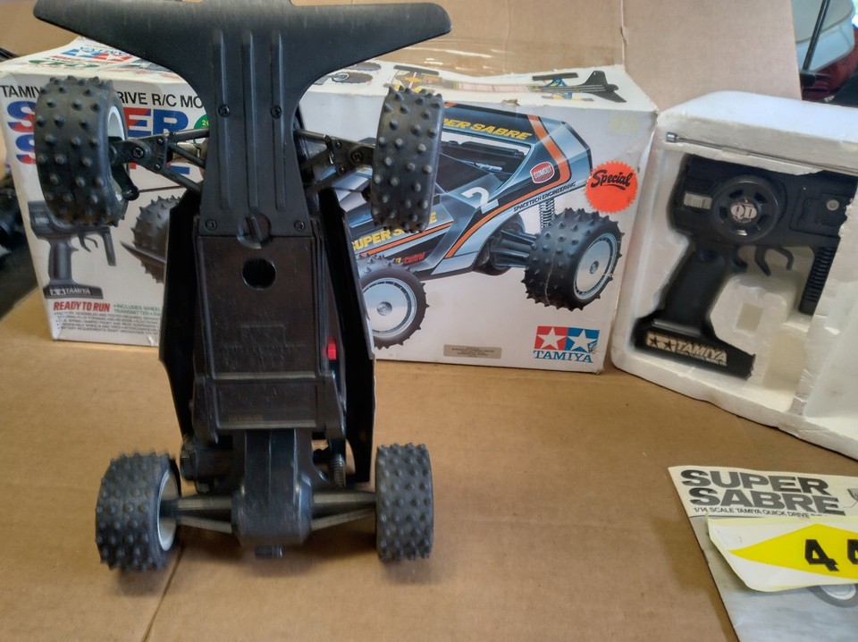 Tamiya Super Sabre Quick Drive RC Car w/ Remote 1988 | eBay