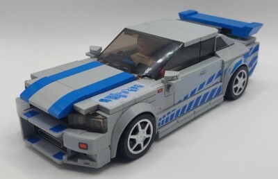 Lego Skyline GTR 76917 Custom Bonnet Hood Stickers | eBay UK