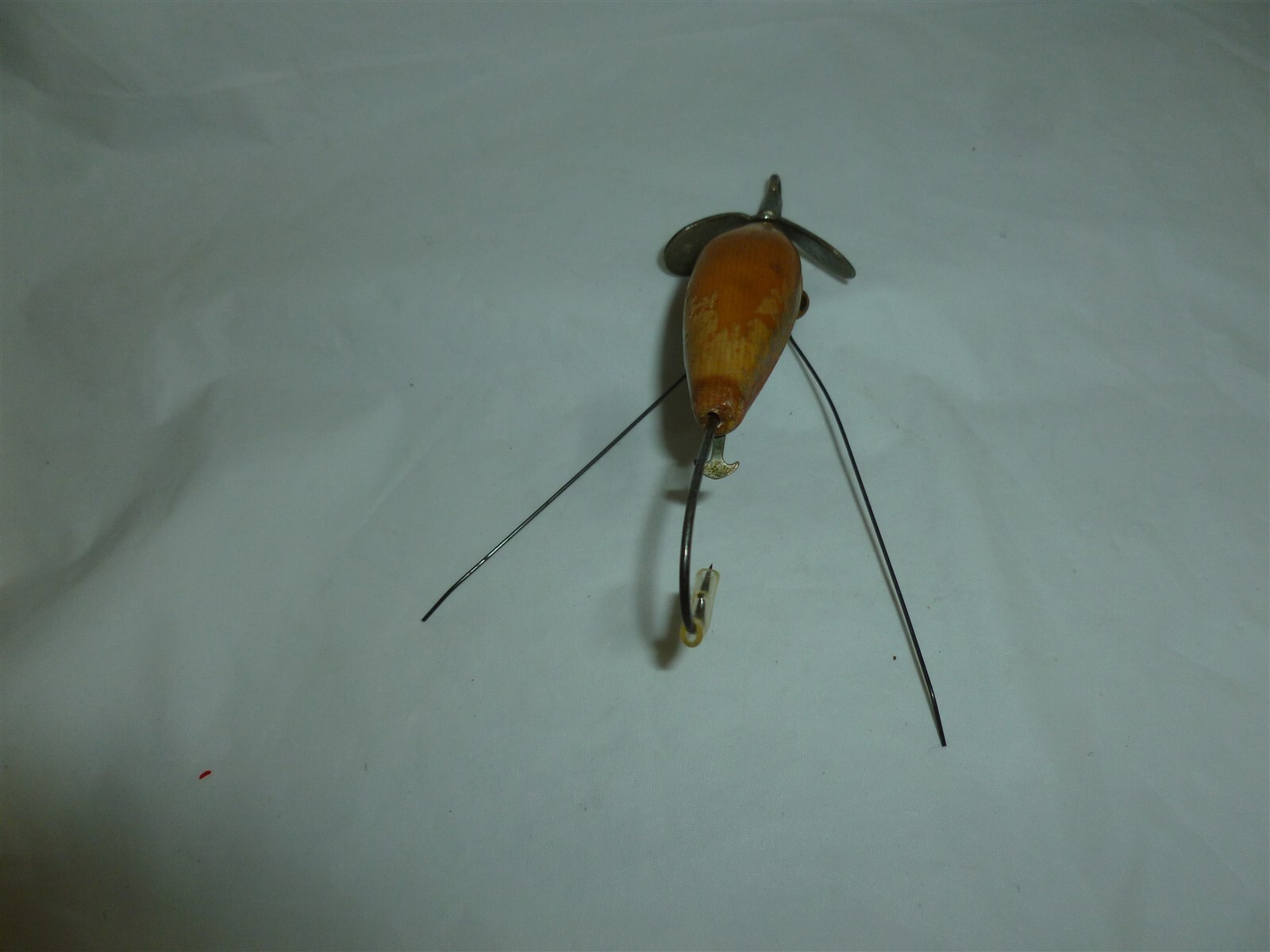 Vintage 2 Inch Glass Eye Heddon (Fuzzi-Bug?) Pork Rind Fishing Lure Lot ...