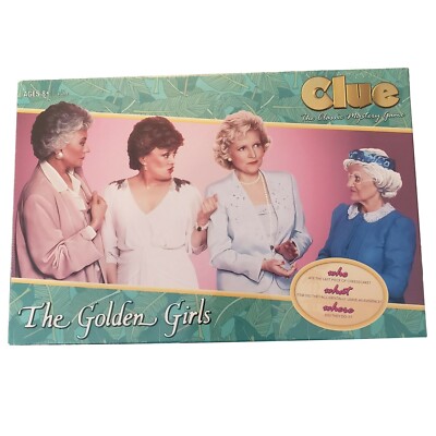 The Golden Girls Clue Board Game New Factory Sealed USAopoly Hasbro ...