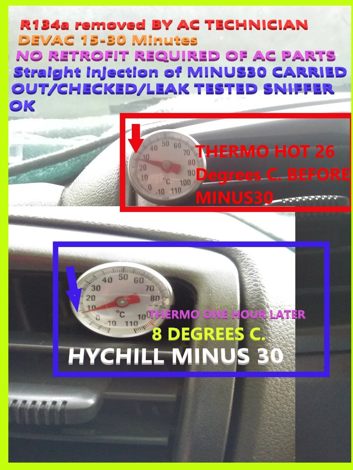 LOW PRICE GUARANTEED 2025 TWIN HyChill Minus 30 425g + Free CAN VALVE ...