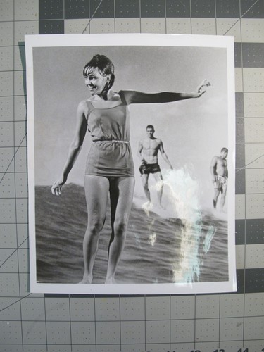 vtg 1960s Surfing Ephemera Gidget movie press photo Sally Field | eBay
