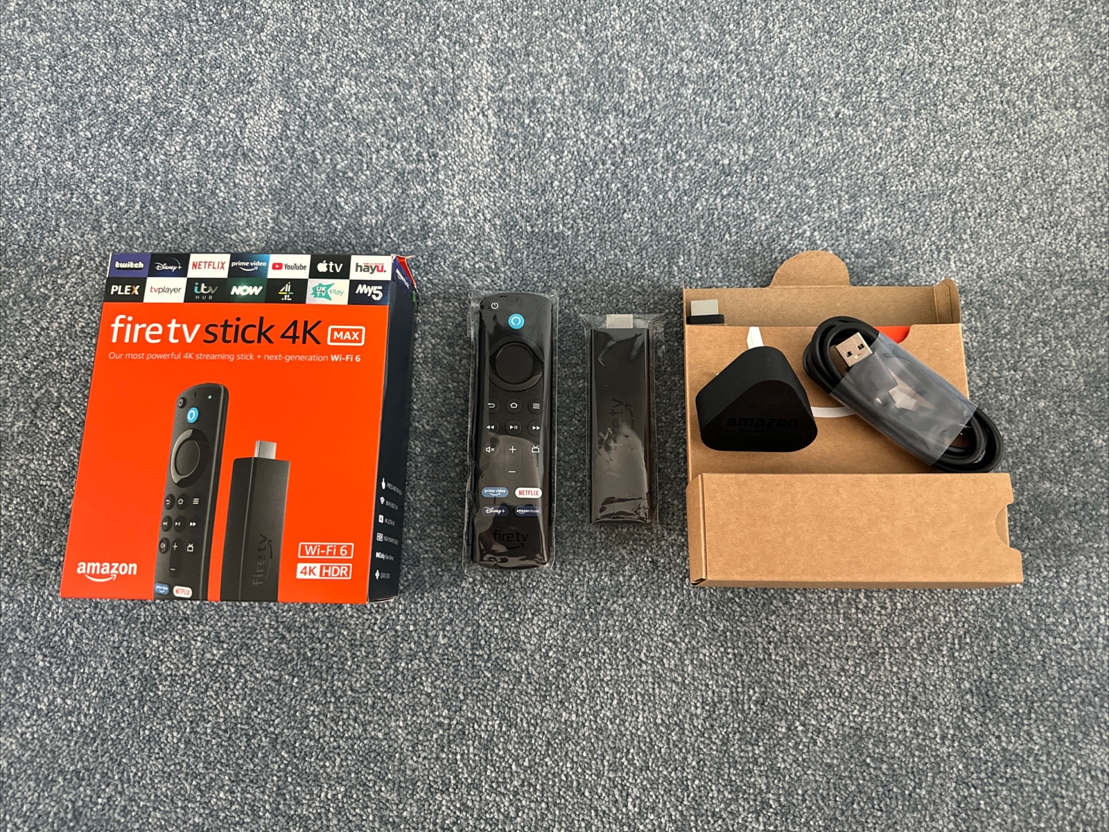 Amazon Fire TV Stick 4K Max HDR Wifi 6 Fire | Grelly UK