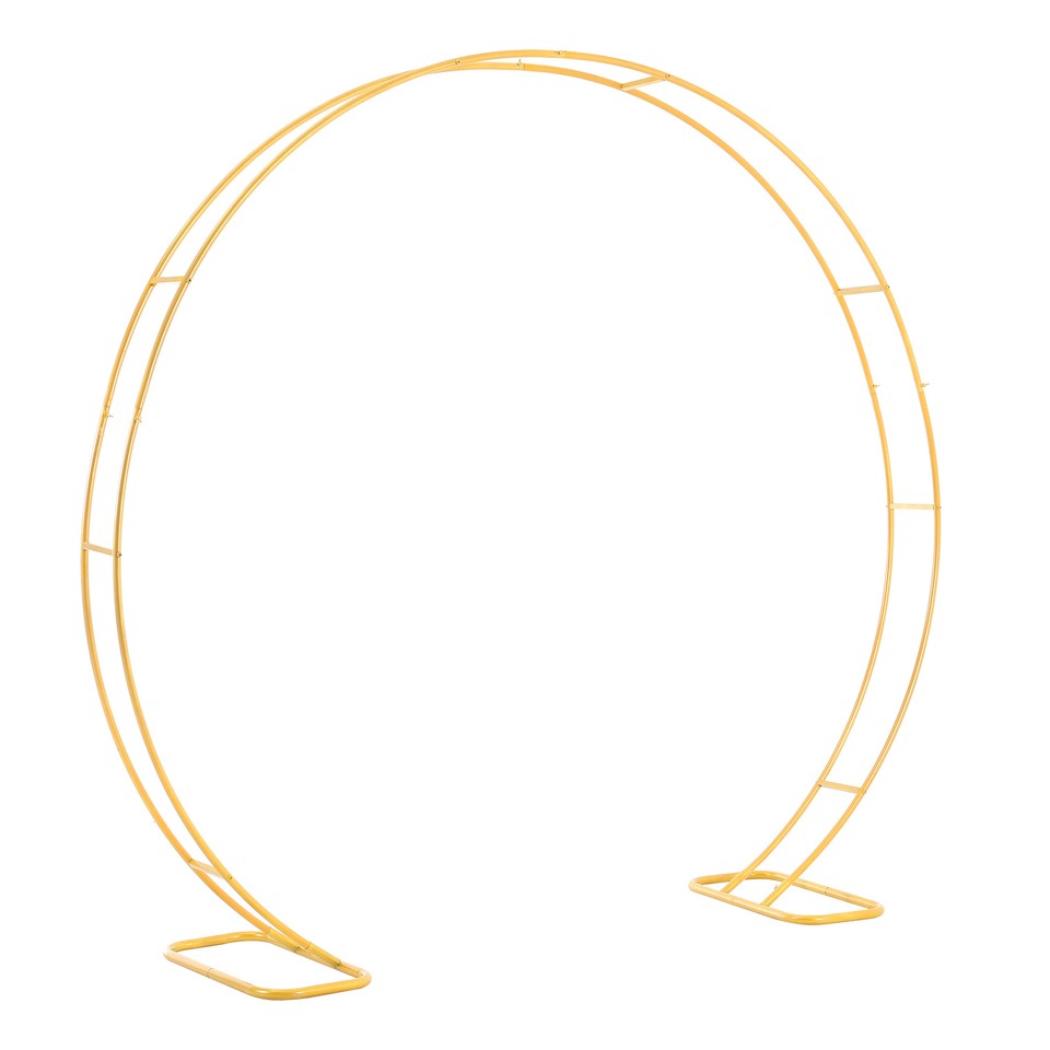 Metal Wedding Arch Frame Backdrop Free Standing Events Venue Sturdy ...